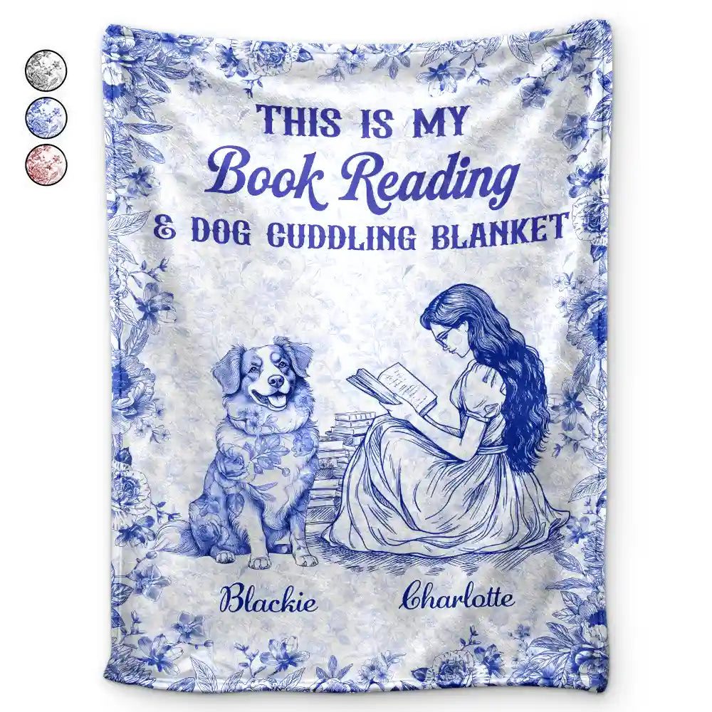 This Is My Book Reading And Dog Cuddling - Personalized B...