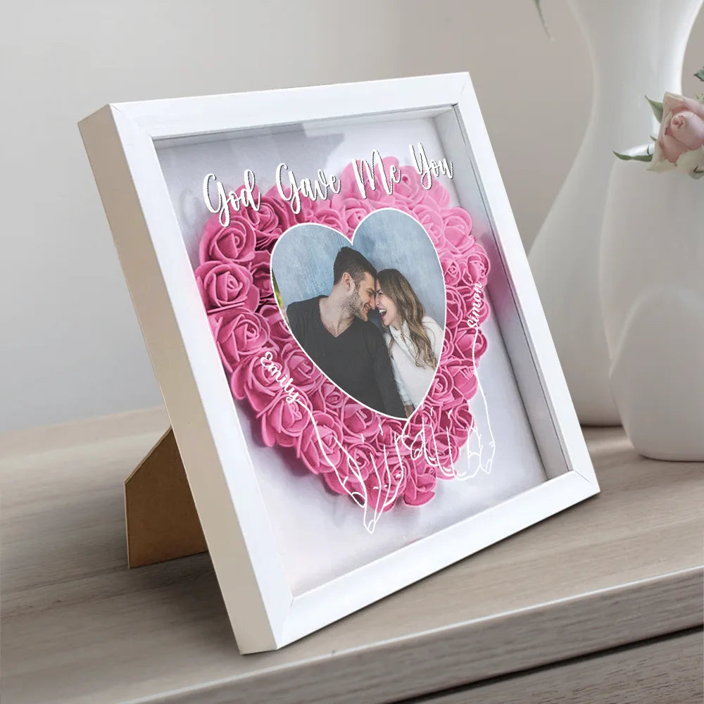 Custom Photo My Missing Piece - Personalized Flower Shadow Box – PRINTS10